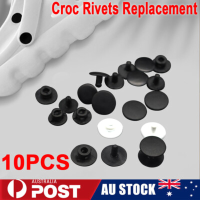 10Pairs 2025 Rivets Replacements Buttons for Crocs-Styled Shoes ...
