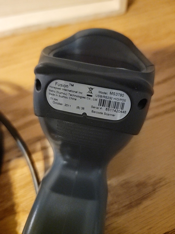 Honeywell - Fusion - MS3780 Barcode Reader Scanner USB W/Stand READ ...