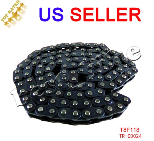 T8F Chain 118 Link 2 Stroke 47cc 49cc Mini Pocket Bike Scooter Rocket ...