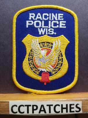 RACINE, WISCONSIN POLICE (SMALL) (YELLOW) SHOULDER PATCH WI | eBay