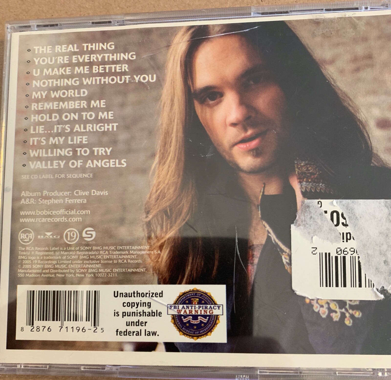 The Real Thing by Bo Bice (CD, Dec-2005, RCA) 828767119625| eBay