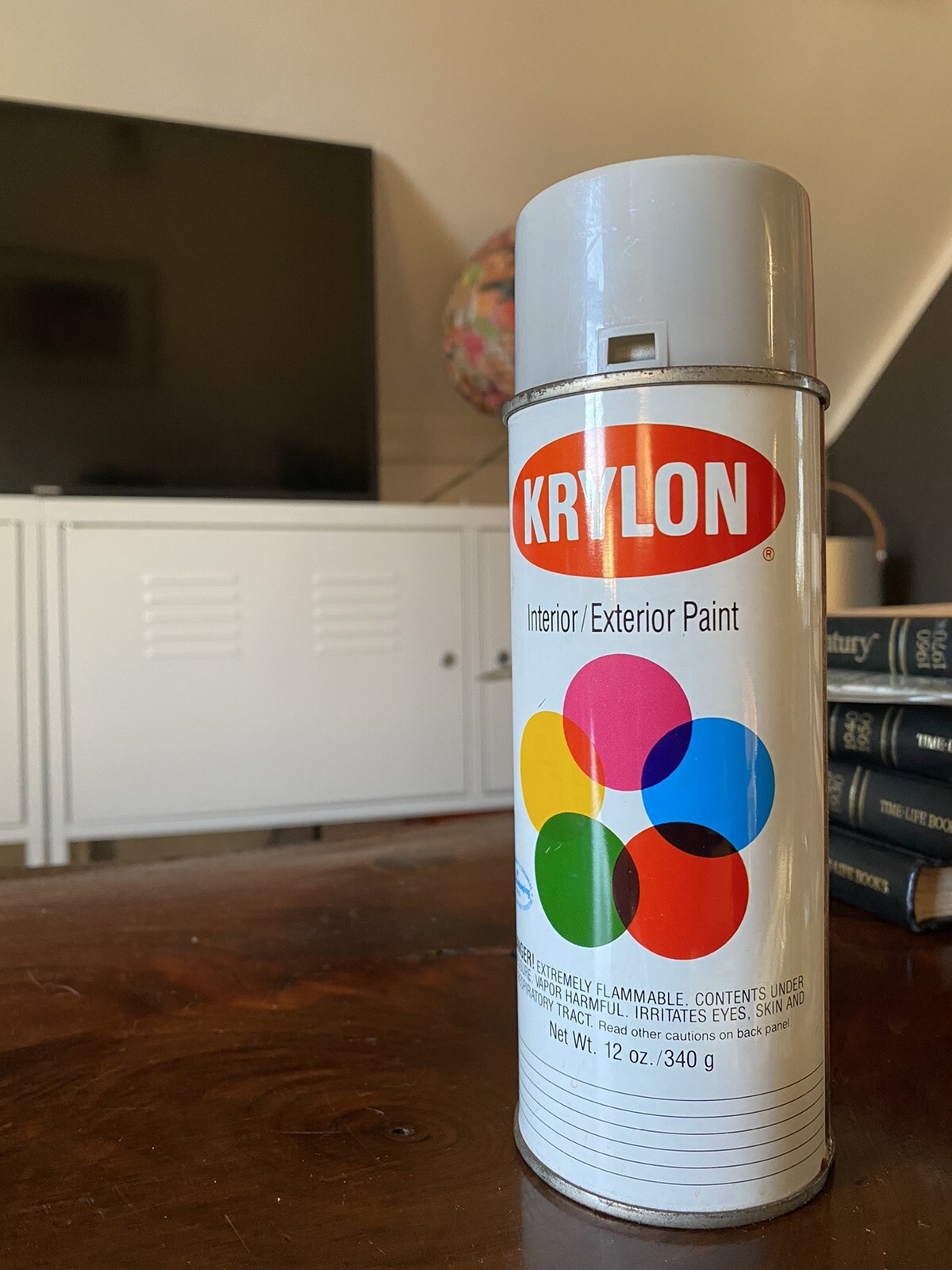 Krylon vintage Pewter Gray #1606 spray paint can, NOS, RARE | eBay