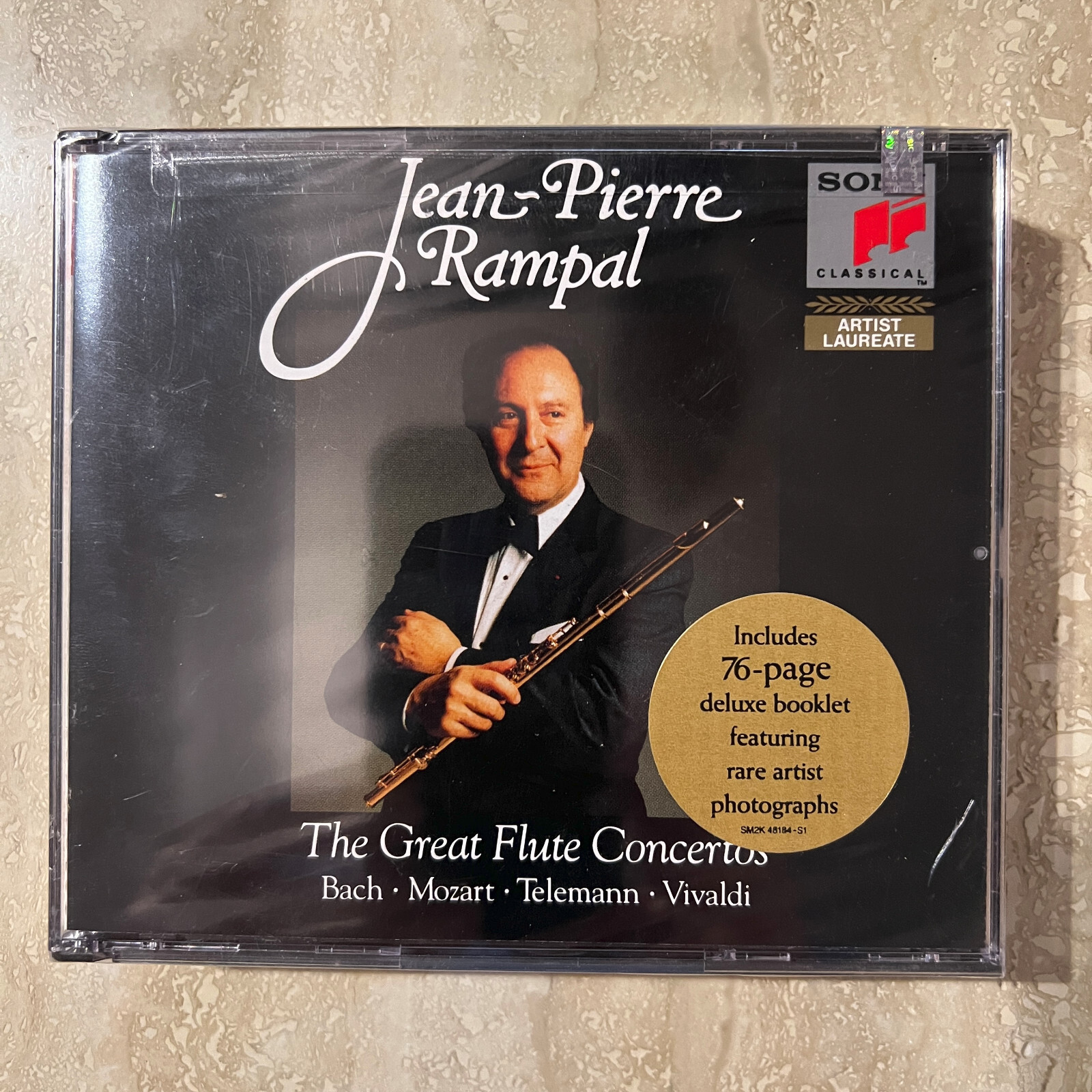 CD Jean-Pierre Rampal Flute Concertos Bach Mozart Telemann (2-CD's) (NEW) SEALED | eBay