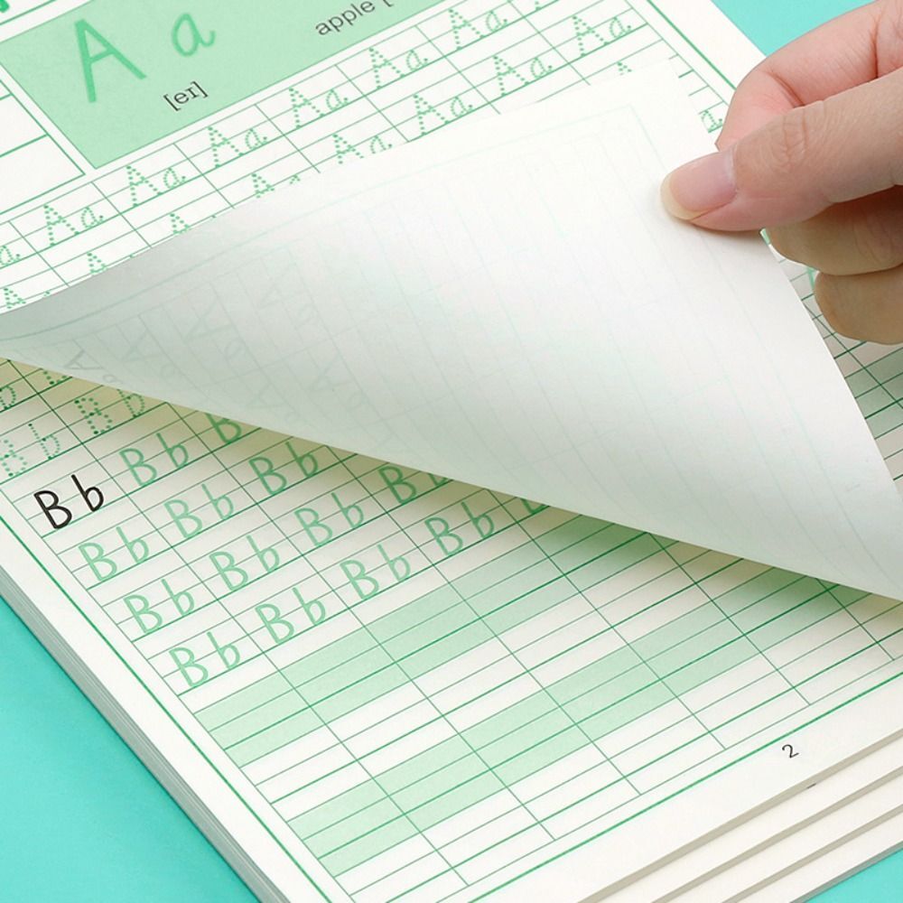 26 English letters English Calligraphy Paper Alphabets Copybook ...