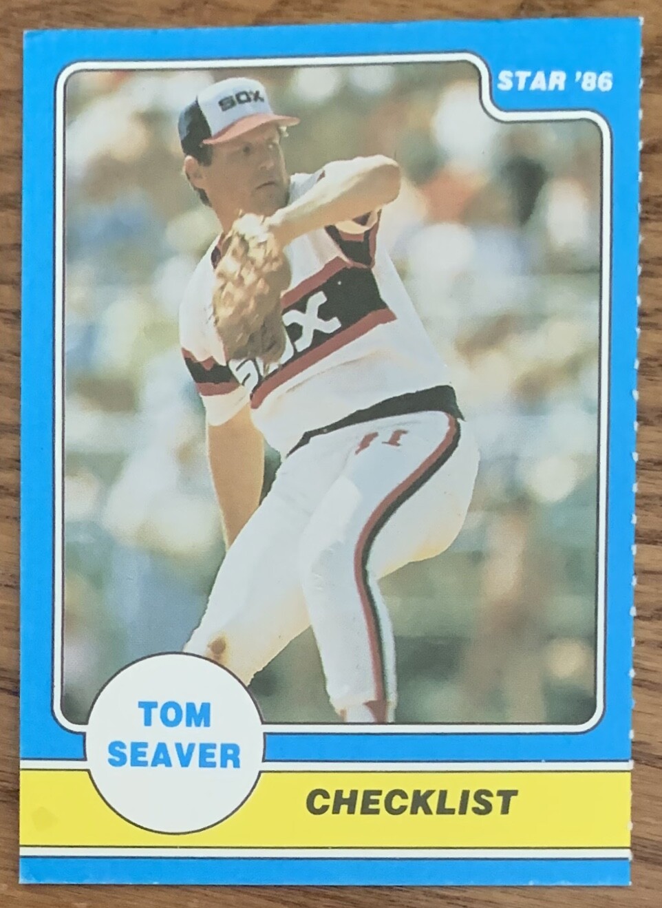 TOM SEAVER, 1986 STAR CARD IN EXCELLENT CONDITION !!! CHECKLIST | eBay