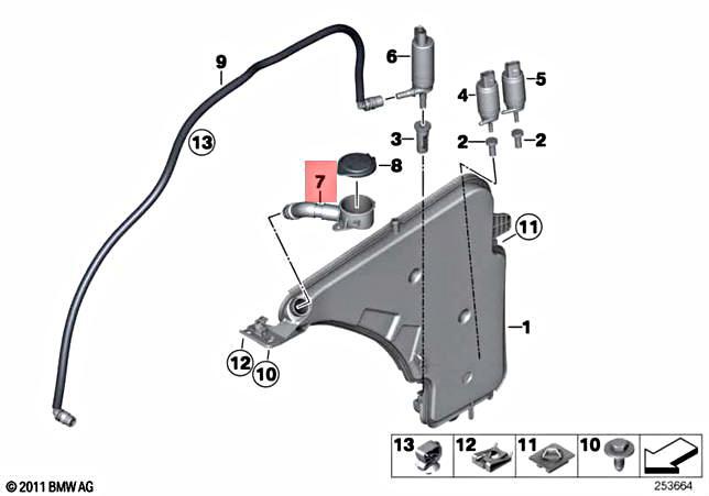 Genuine BMW Hybrid M2 M3 M4 GTS F20 F21 F22 F23 F30 F31 Filler Pipe ...