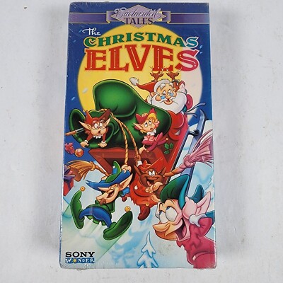 The Christmas Elves VHS Tape Enchanted Tales Sony Wonder Golden Films ...