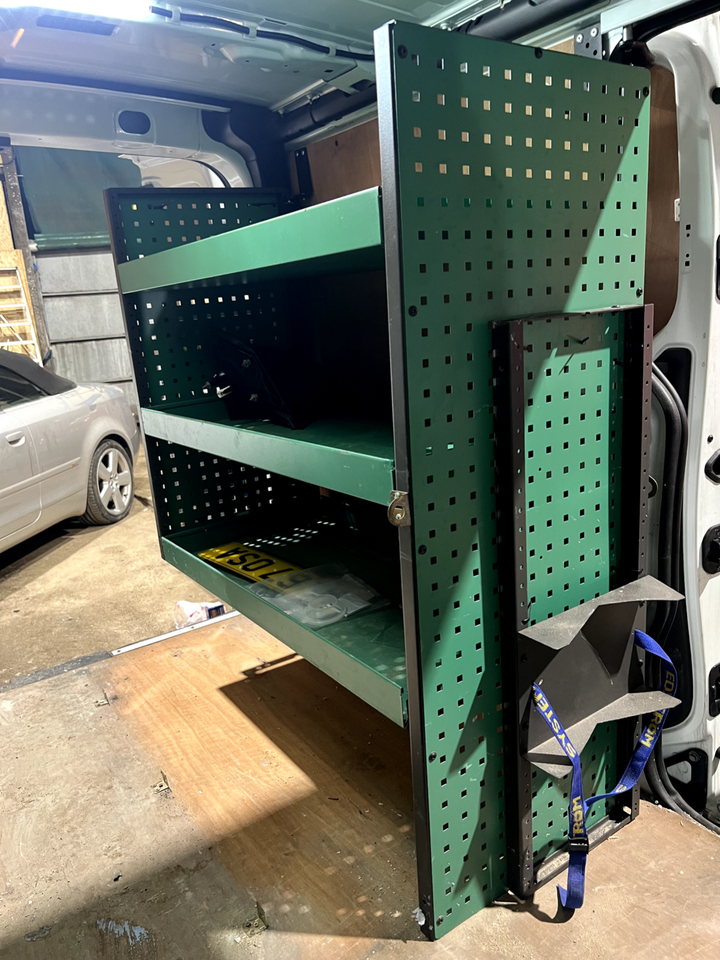 Trafic Vivaro Van Racking Shelf Rack 2014-19 Low Roof Shelving Full Kit ...