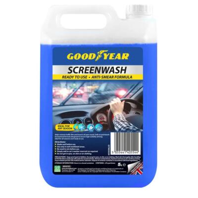 Goodyear Car Anti Smear Screenwash Wash Soap Cleaning Clearer Spray 5l ...