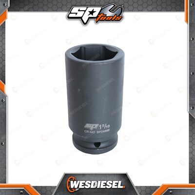 SP Tools 3/4 Inch Drive Deep Impact Socket - 2-1/2 Inch 6 Point SAE ...