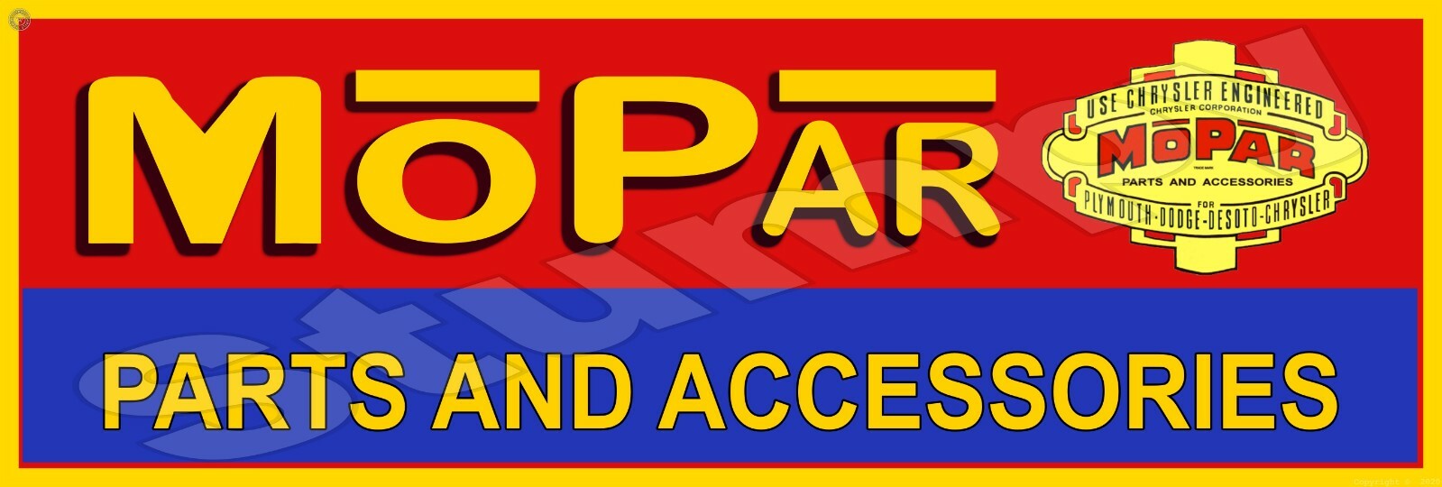 Mopar Parts and Accessories Metal Sign 6" x 18" or 8" x 24" | eBay