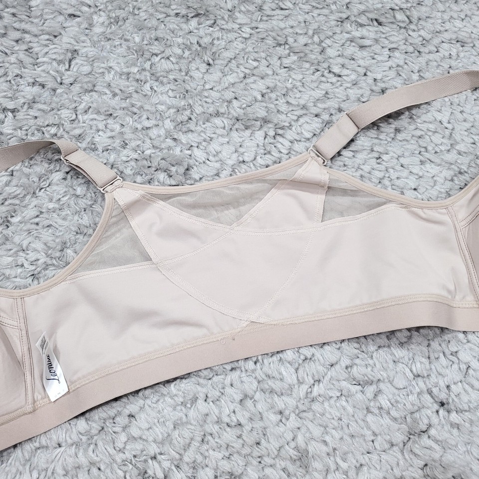 Leonisa Posture Corrector Back Support Contour Cup Bra Size 40B Beige ...