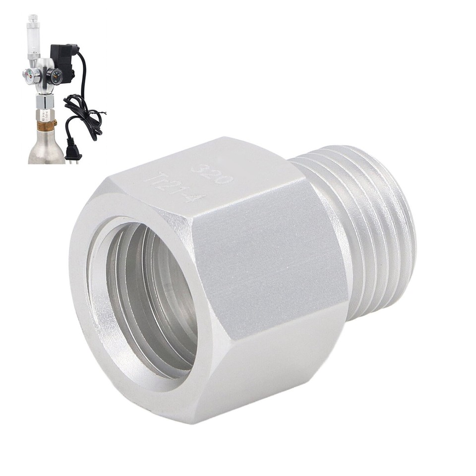 Soda Refill Adapter Tr21‑4 To CGA320 CO2 Cylinder Cartridge Fill Tank ...