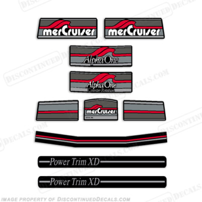 Fits Mercruiser 1982-1995 Alpha One Decals | eBay
