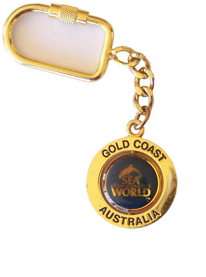 OLD SEA WORLD SURFERS PARADISE QLD SOUVENIR METAL KEY CHAIN KEYRING ...