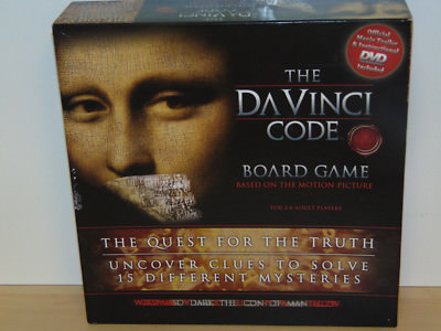 The DaVinci Code Board Game-The Quest for the Truth-RoseArt 2006 ...