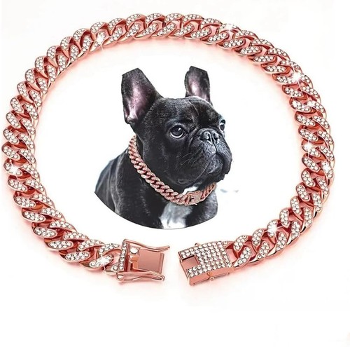 Pet Dog Cat Chain Collar Metal Collar Pitbull Dogs Necklace Jewelry Pet ...