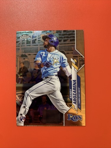 2020 Topps Chrome Update # U-35 Randy Arozarena Tampa Bay Rays Rookie ...