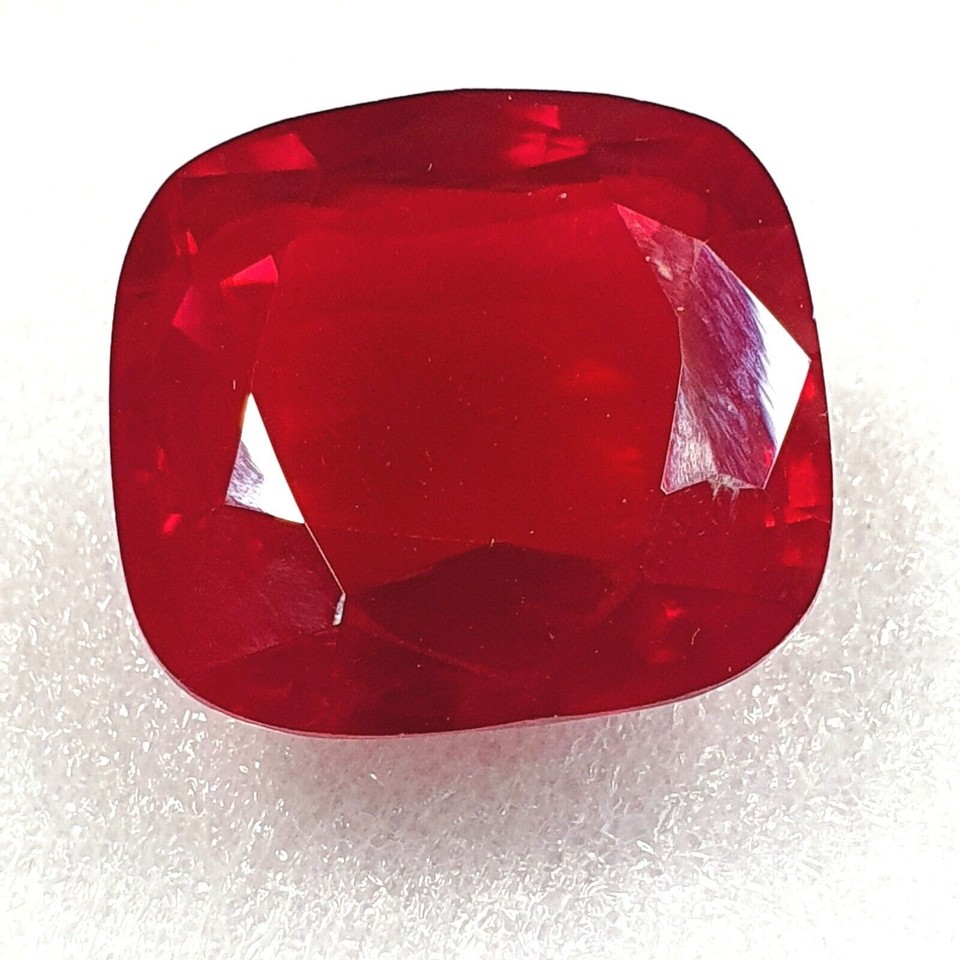 65.00 Ct Natural CERTIFIED Ruby Stunning Shape Cushion Red Loose ...