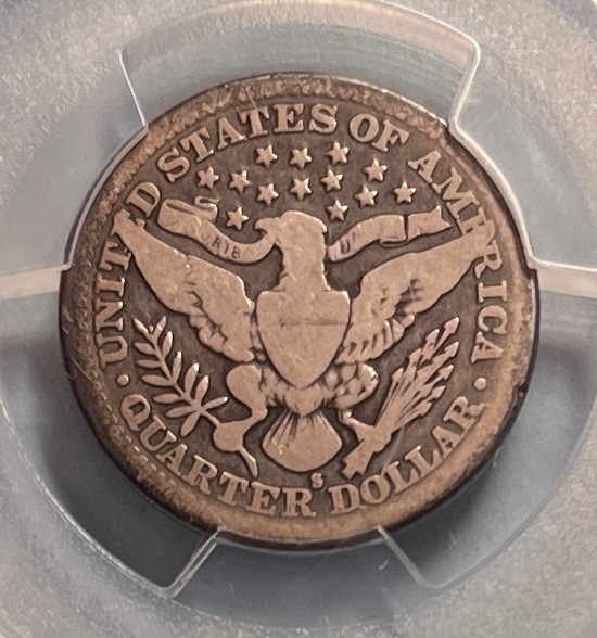 1913-S Barber Quarter Key Date PCGS G04 — Only 40,000 Minted | eBay