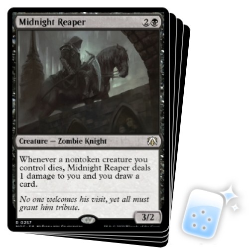 MIDNIGHT REAPER X4 March Of The Machine: Commander Magic MTG MINT CARD ...