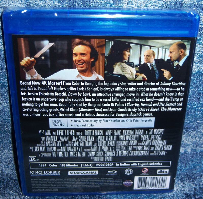 NEW RARE OOP KINO ROBERTO BENIGNI THE MONSTER ITALIAN COMEDY MOVIE BLU ...
