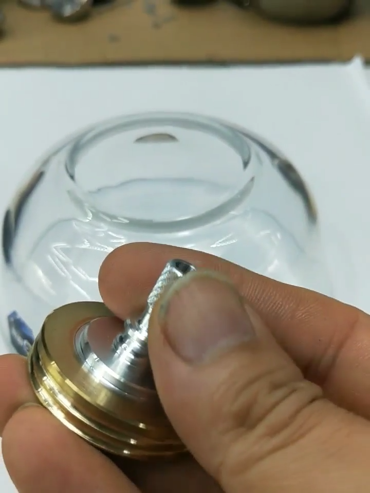 New Brass Hand Twisting Spinning Top Gyro Gyroscope Collection Spinner ...