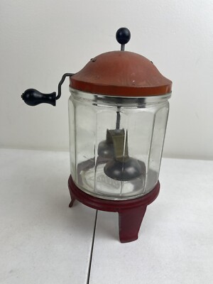 Vintage Wolverine Red Metal Glass Kid Toy Washing Machine Antique ...