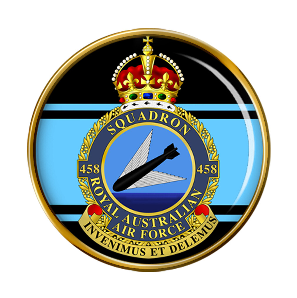 458 Squadron, RAAF Royal Australian Air Force Pin Badge | eBay