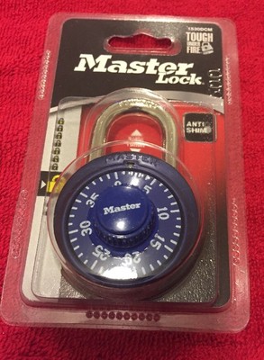 Master Lock 1530DCM Combination Lock, Blue | eBay