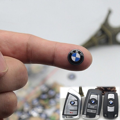 4x For BMW Key Fob Remote Badge Logo 11 MM Sticker Emblem Replacement ...