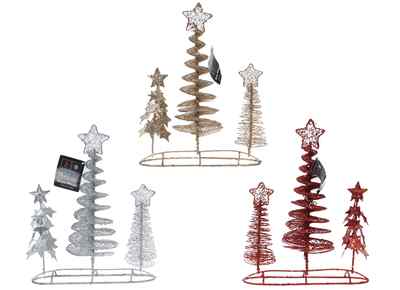 Unusual Metal Christmas Trees Table Top Christmas Decoration Xmas Tree ...