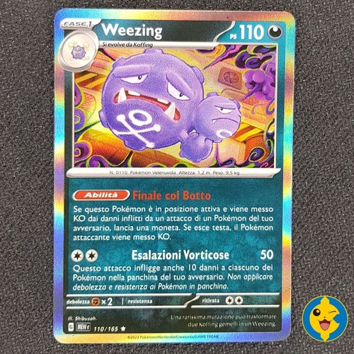 WEEZING - MEW 110/165 - Pokemon 151 - Carta Rara nr 110 - ITALIANO ...