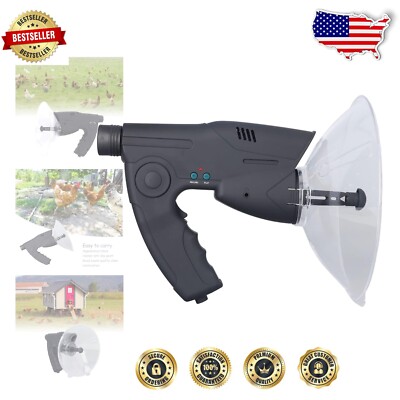 Long-Distance Listening Device with Parabolic Microphone for Nature ...