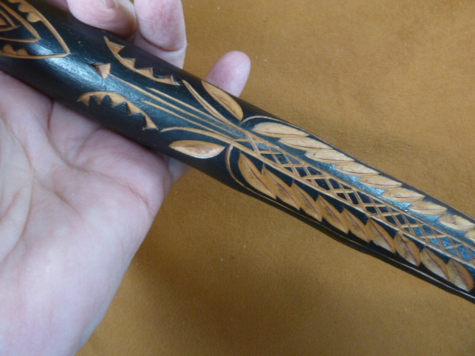 CLUB-9 Genuine Penobscot Native American Root club war weapon ...