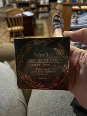 Tiepetly Green Tea Eye Mask, Natural Formula, 60 pcs | eBay
