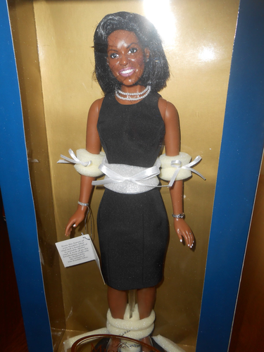 Franklin Mint Michelle Obama Vinyl Doll Limited Edition Rare COA | eBay