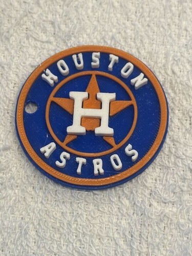 3D Printed Houston Astros Keychain | eBay