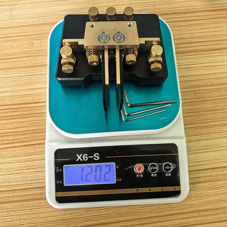MK-03 Brass Portable CW Morse Code Key Adjustable Telegraph Key for Ham ...
