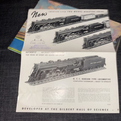 Vintage 1937 American Flyer Trains Catalog - Job 1014 / Tru-Model ...