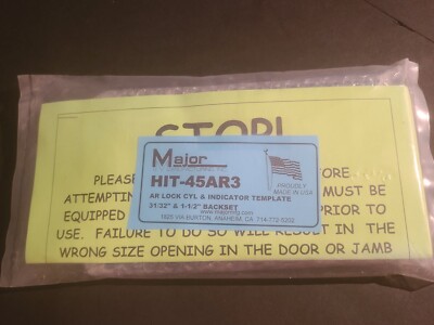 HIT-45AR3 - Cylinder And Indicator Holes Template For Adams Rite Locks ...