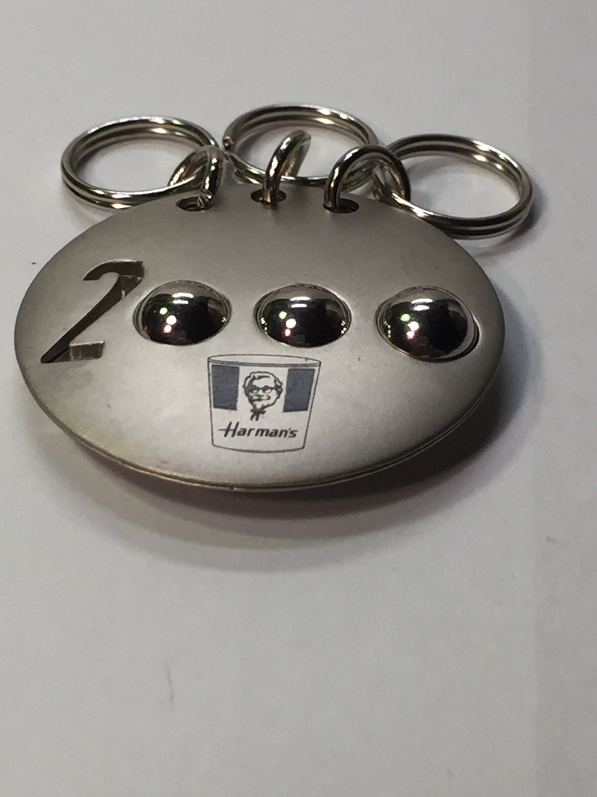 Harman's Family Restaurants Kentucky Fried Chicken KEYCHAIN Satin ...