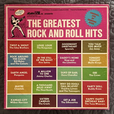 ADAM VIII Ltd. Presents The Greatest Rock And Roll Hits - 4 Album Set ...
