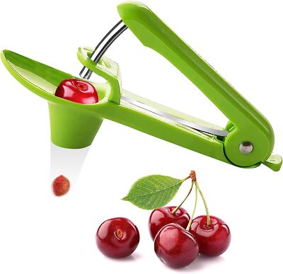 LAH Kitchen Cherry Pitter Tool Pit Remover Stainless Steel Olive Pitter ...