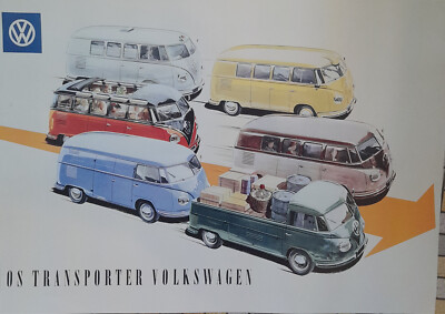 VOLKSWAGEN COMBI T1 - GAME - AFFICHE POSTER | eBay