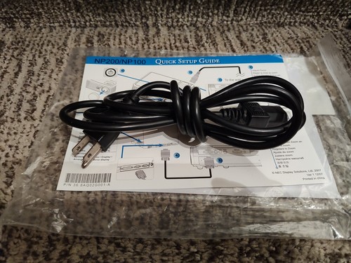 NEC NP200 Projector W/ Remote, Manual, & Power Cord - Works with Issues ...