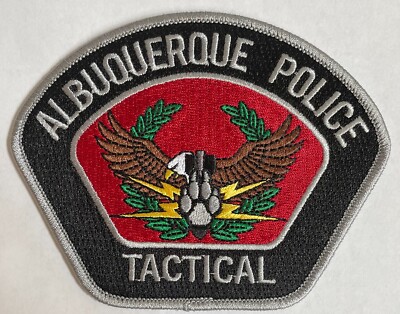 Albuquerque Police Department Tactical Shoulder Patch Silver/Black | eBay