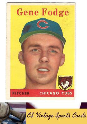 1958 Topps #449 Gene Fodge | eBay