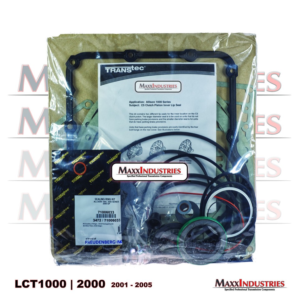 for Allison 1000-2000 Transmission Rebuild Kit Overhaul with Seals 1999 ...