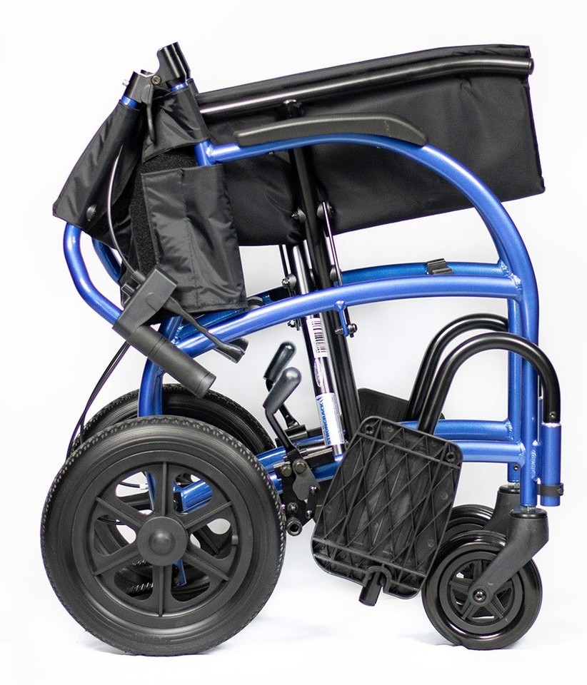 Strongback Excursion 12 Lightweight Transport Chair Wheelchair w Brake ...